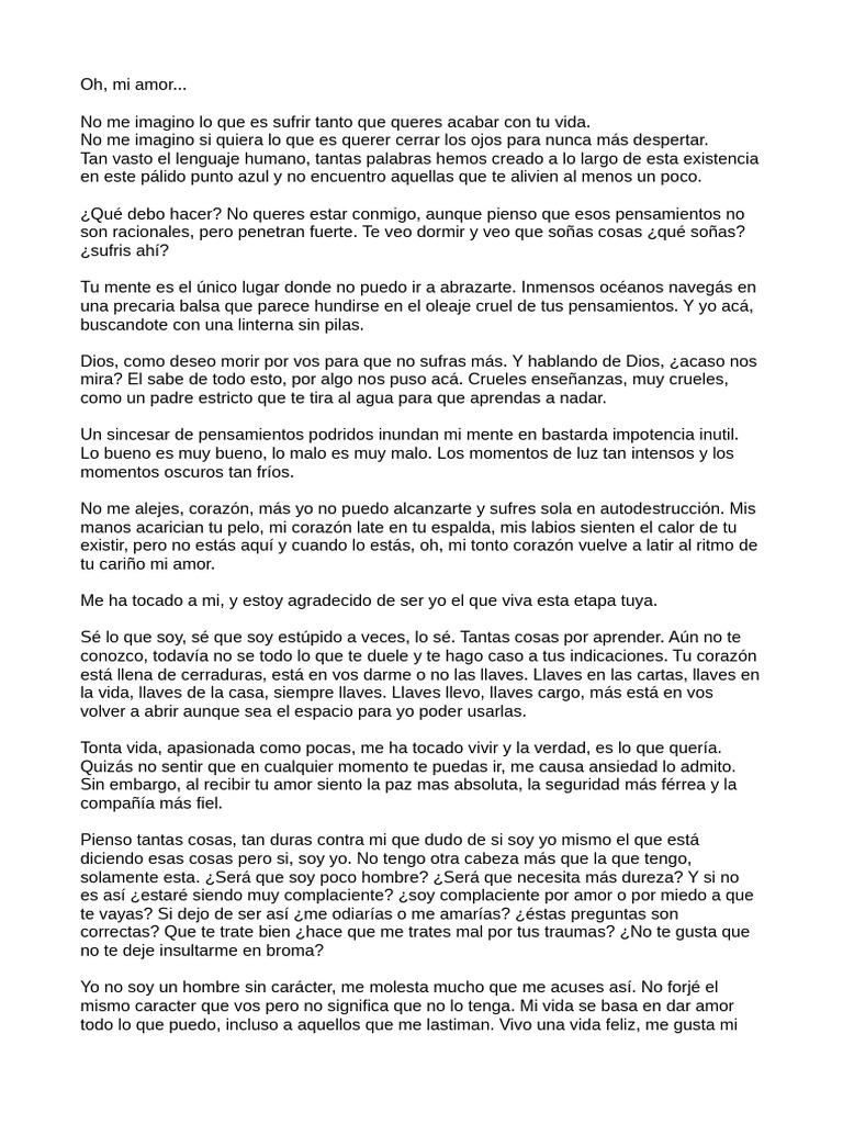 Carta A Bianca | PDF | Amor