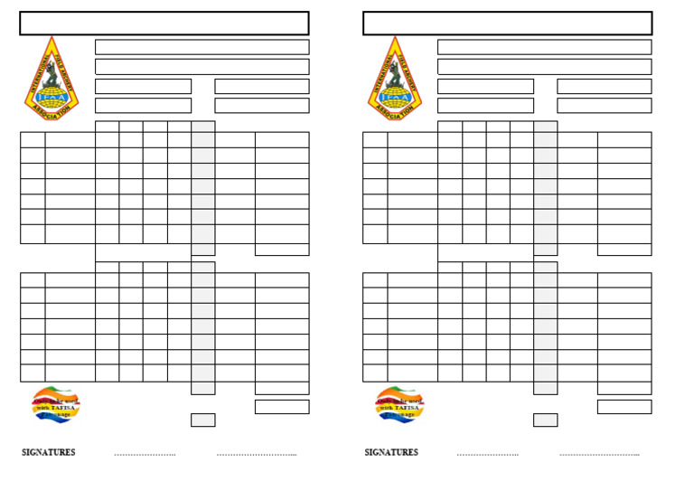 IFAA Flint Scorecard | PDF | Archery | Scoutcraft