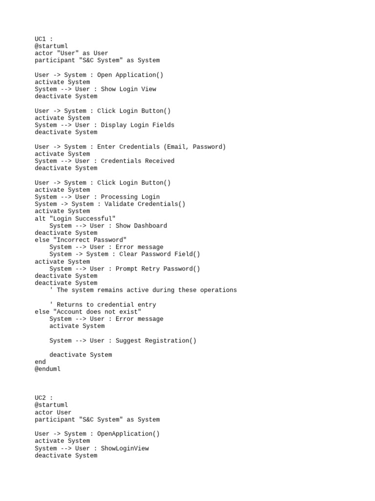 Sequence Diagram Codice | PDF | Password | User (Computing)