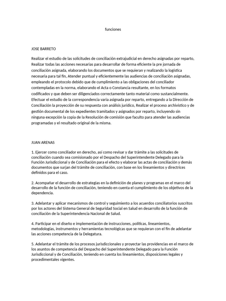 funciones sns | PDF | Gestión de registros