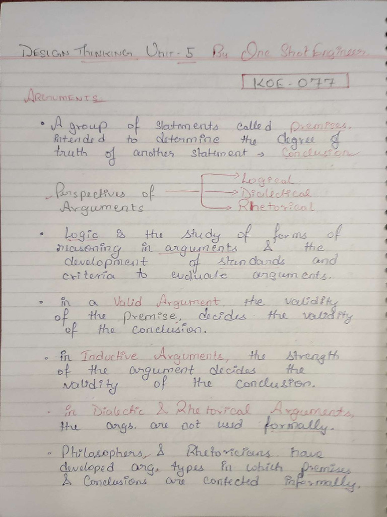 Design Thinking Unit 5 | PDF