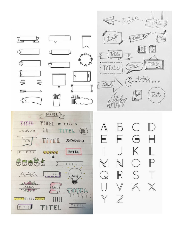 Decoraciones para Cuadernos | PDF