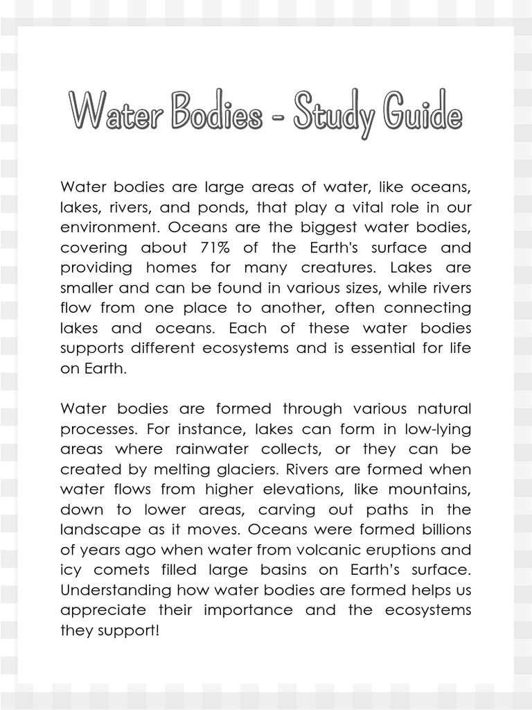 Water Pollution - Study Guide - pdf-5-6 | PDF