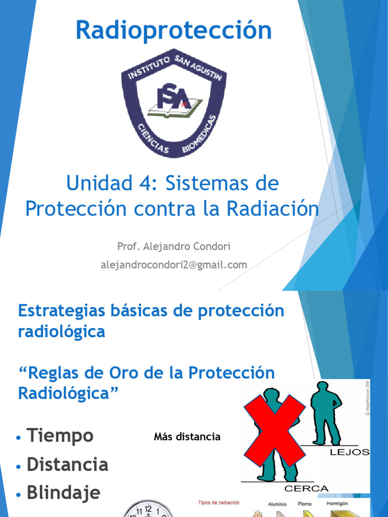 06 - Estrategias y Principios de Radioproteccion | PDF | Radiación ...