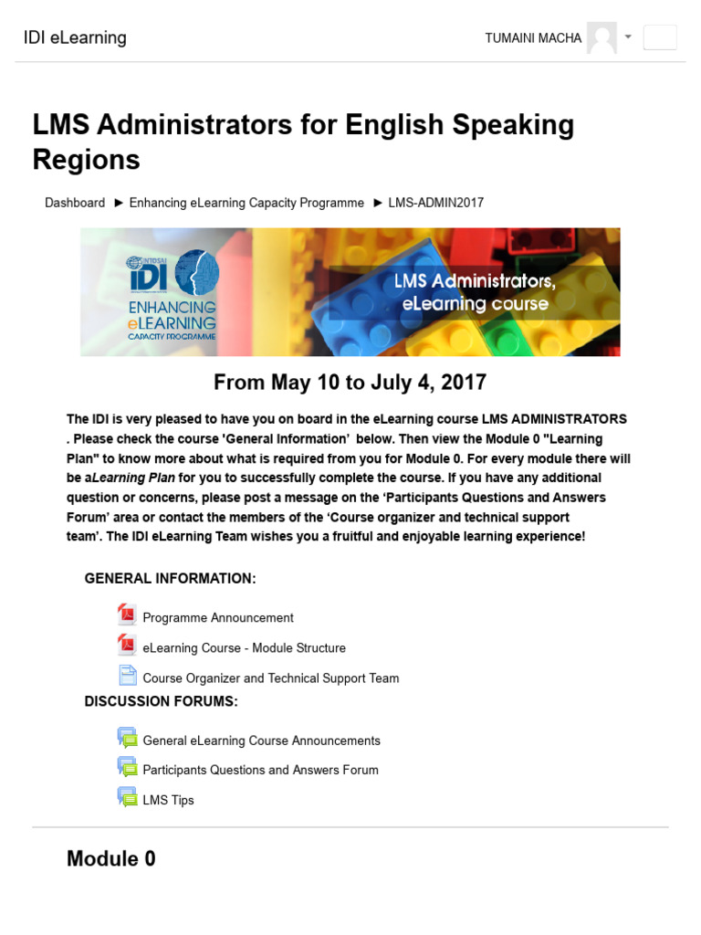 Course - LMS Administrators For English Speaking Regions | PDF ...