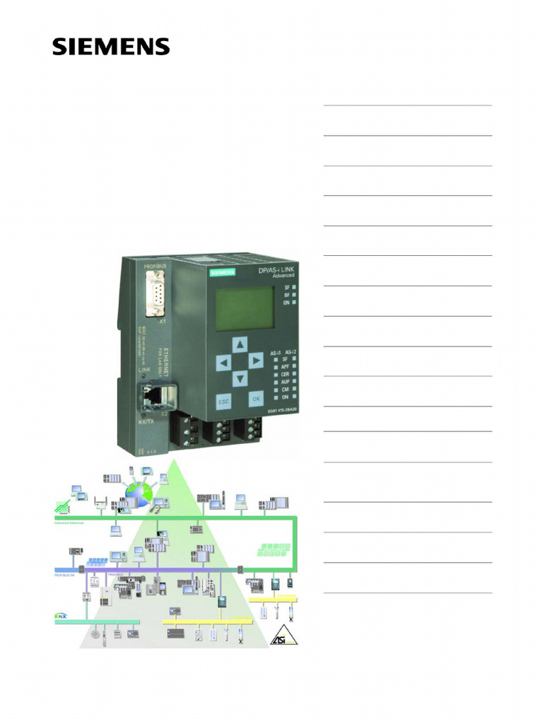 Manual DP AS-Interface Link Advanced | PDF | Programas | Hardware de computador