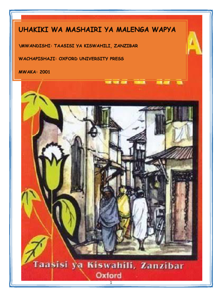 Uhakiki Wa Mashairi Ya Malenga Wapya | PDF