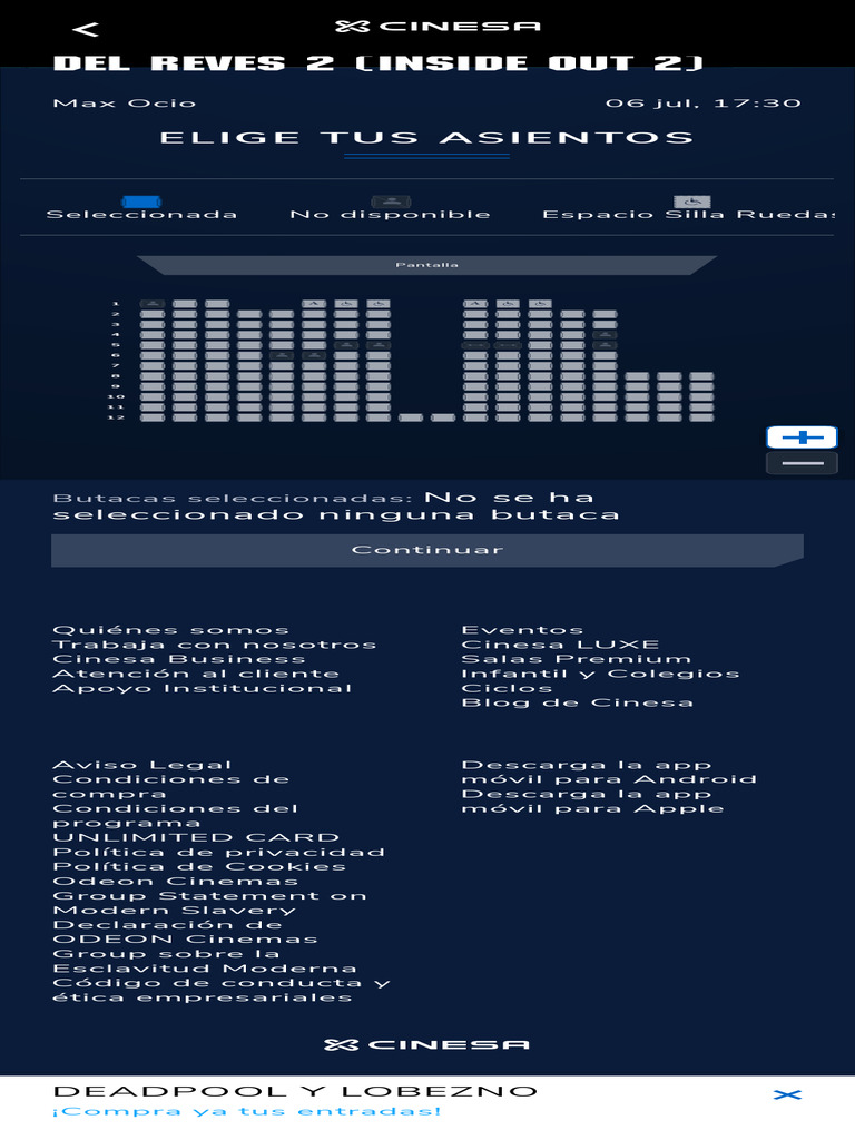 Información y Servicios de Cinesa | PDF