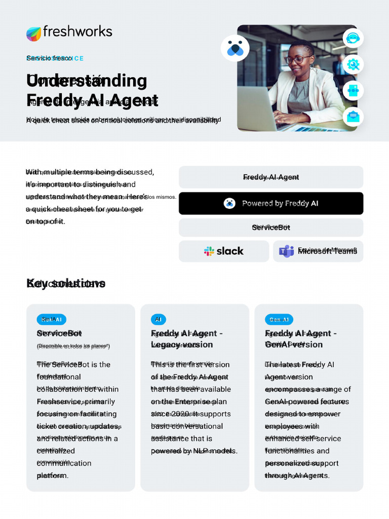 Freddy AI Comparison Sheet - Final | PDF | Inteligencia artificial | Inteligencia (IA) y semántica