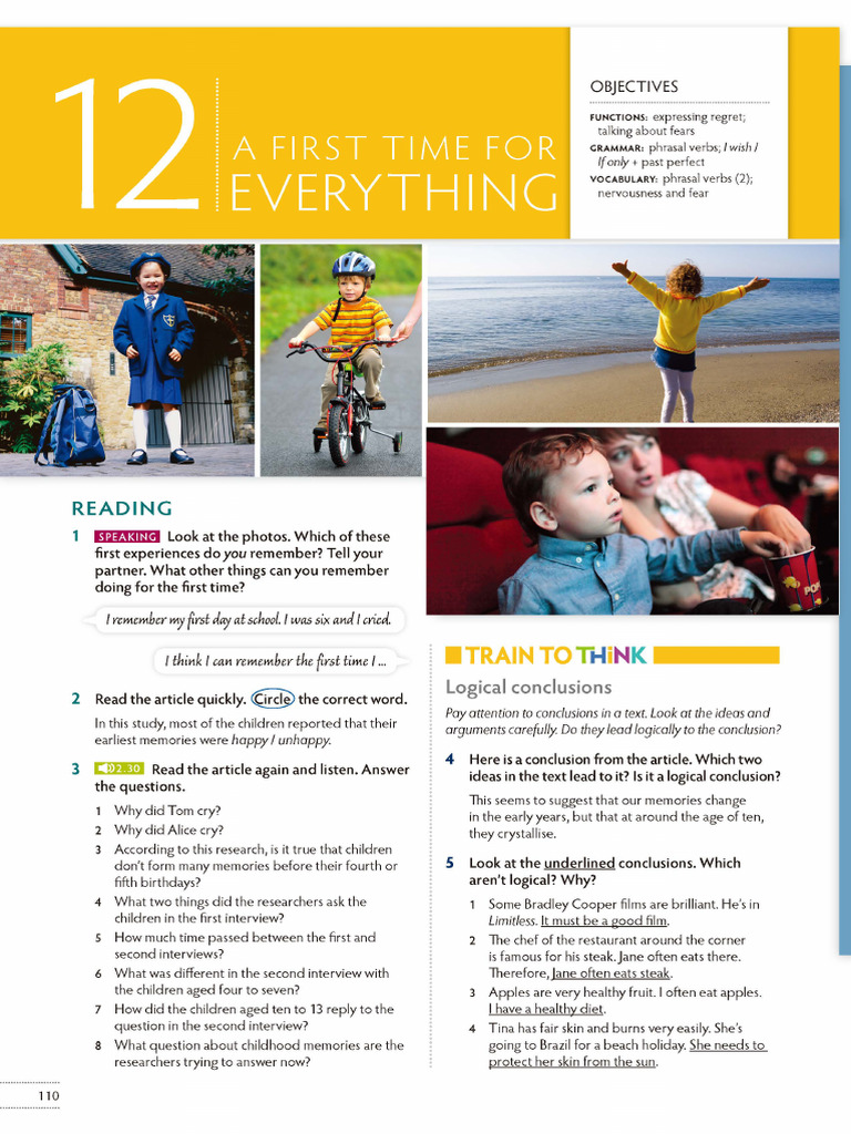 THiNK Level 3 Unit12 | PDF