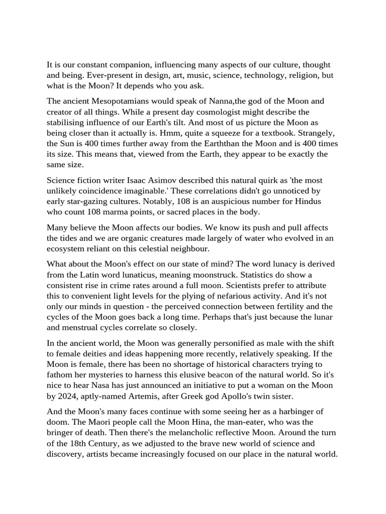 Why The Moon Is Still Such A Mystery | PDF | Moon