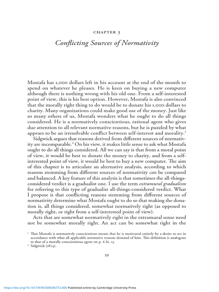 11.0 PP 59 79 Conflicting Sources of Normativity | PDF | Concept | Virtue