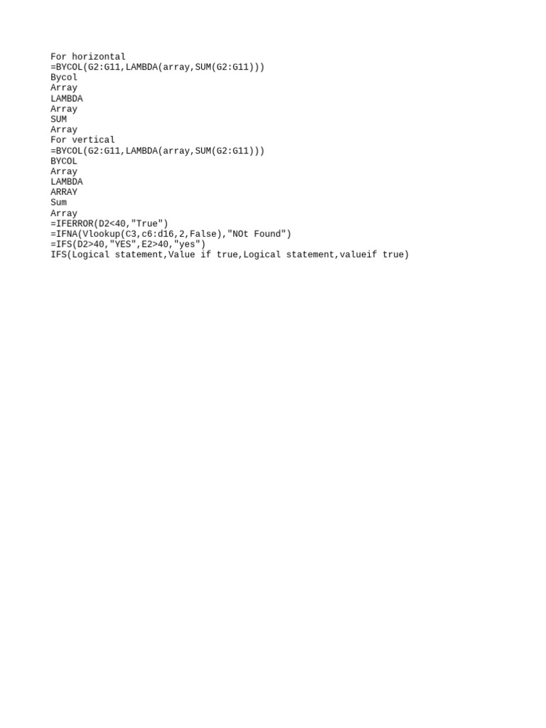 Class Logical Statement | PDF