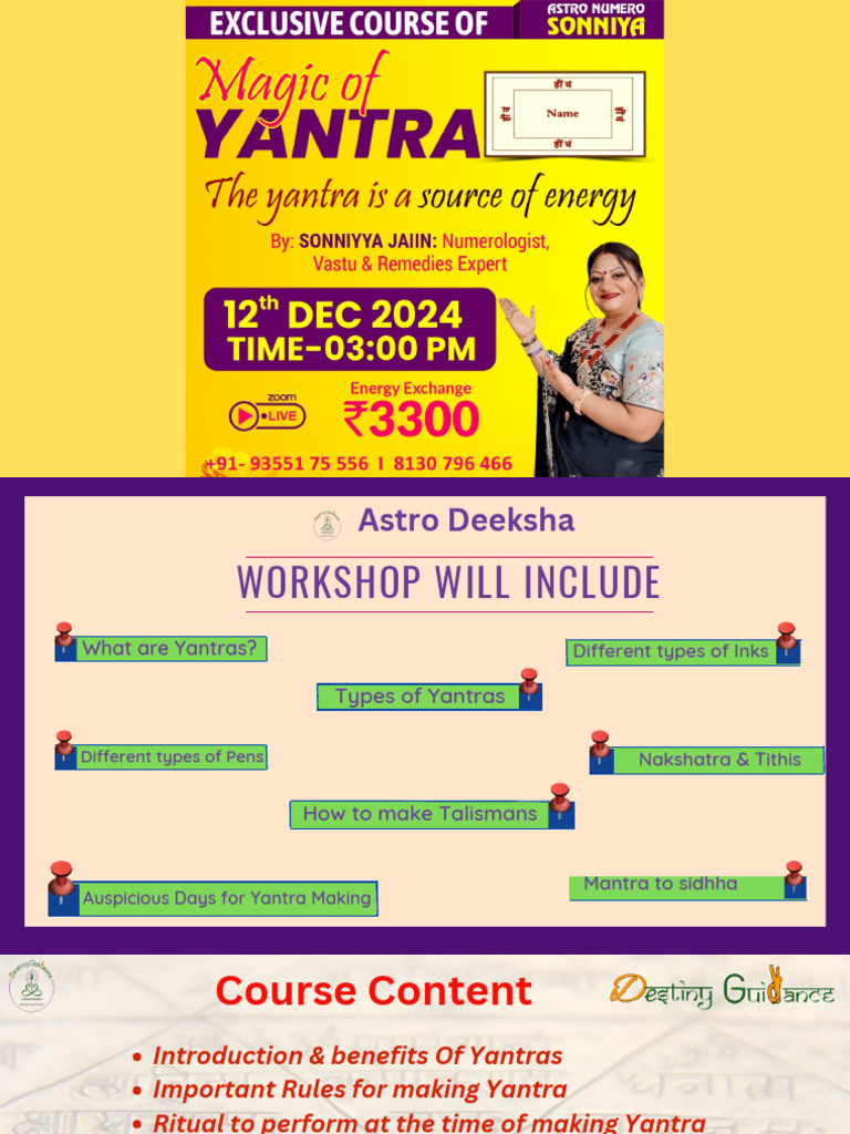 Yantra Course PDF | PDF