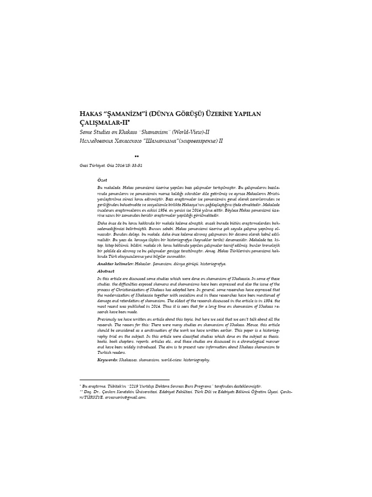 Hakas - Amanizm - I (D - Nya G - R - ) - Zerine Yap - Lan - Al - malar-II (#90460) - 76864 | PDF