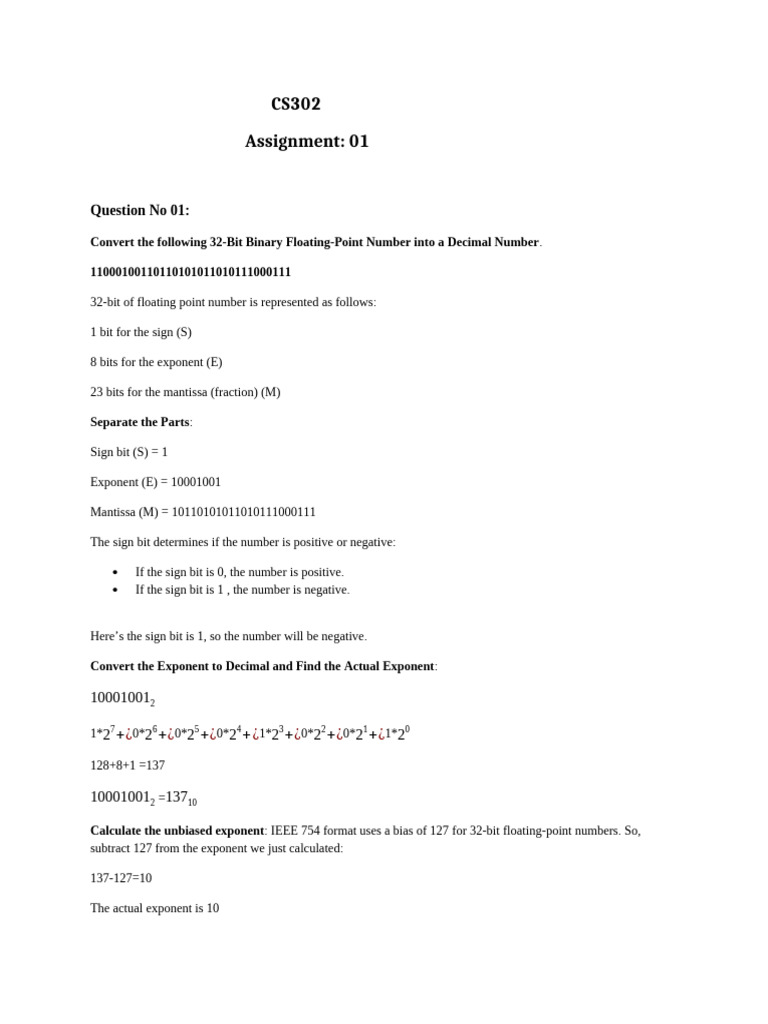 CS302 Assignment 1 | PDF