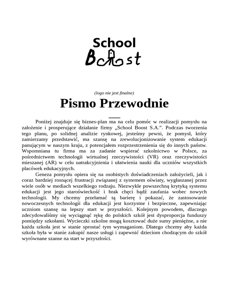 Biznes Plan | PDF