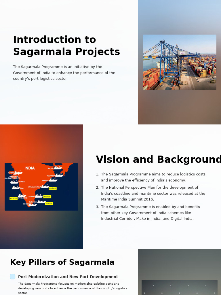 Sagarmala Programme Overview | PDF | Water Transport | Economies