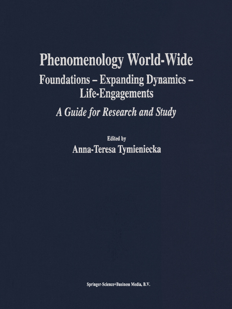 Phenomenology World-Wide - Foundations - Expanding Dynamics - A - Ales ...