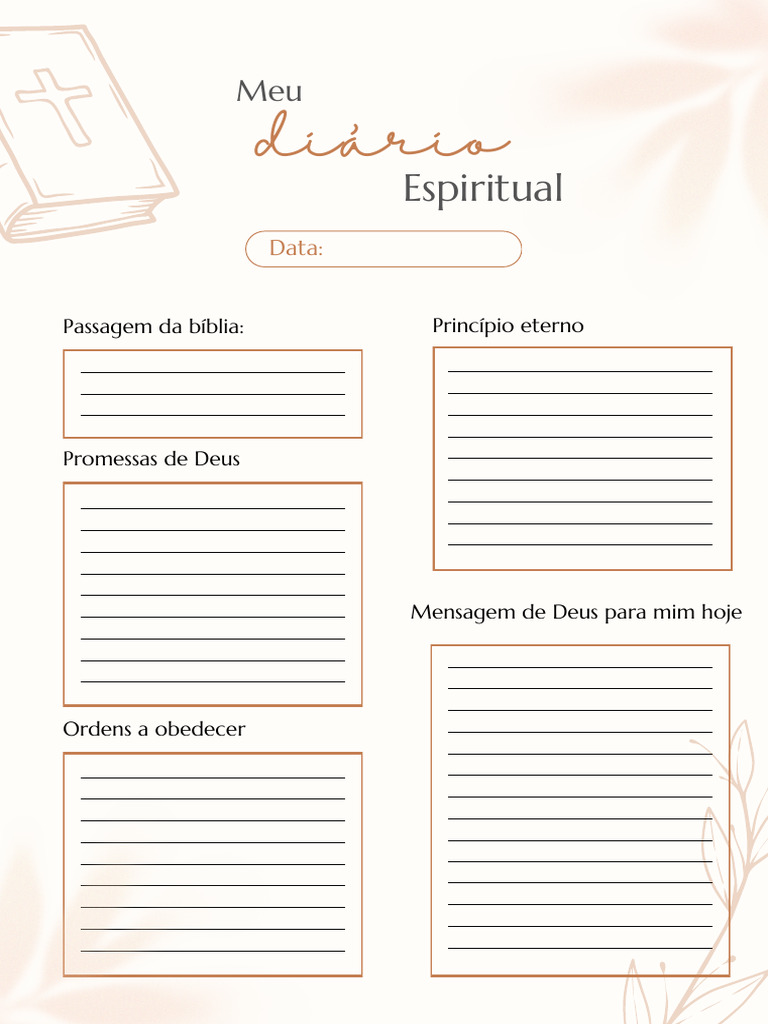 Documento A4 Devocional Diário da Bíblia Delicado e Marrom.pdf | PDF