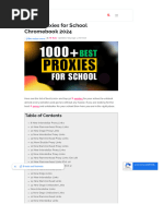 1000 Proxies Pdf Computer Security Security