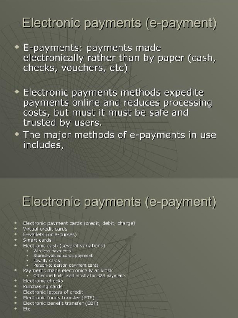 E Payment System | PDF