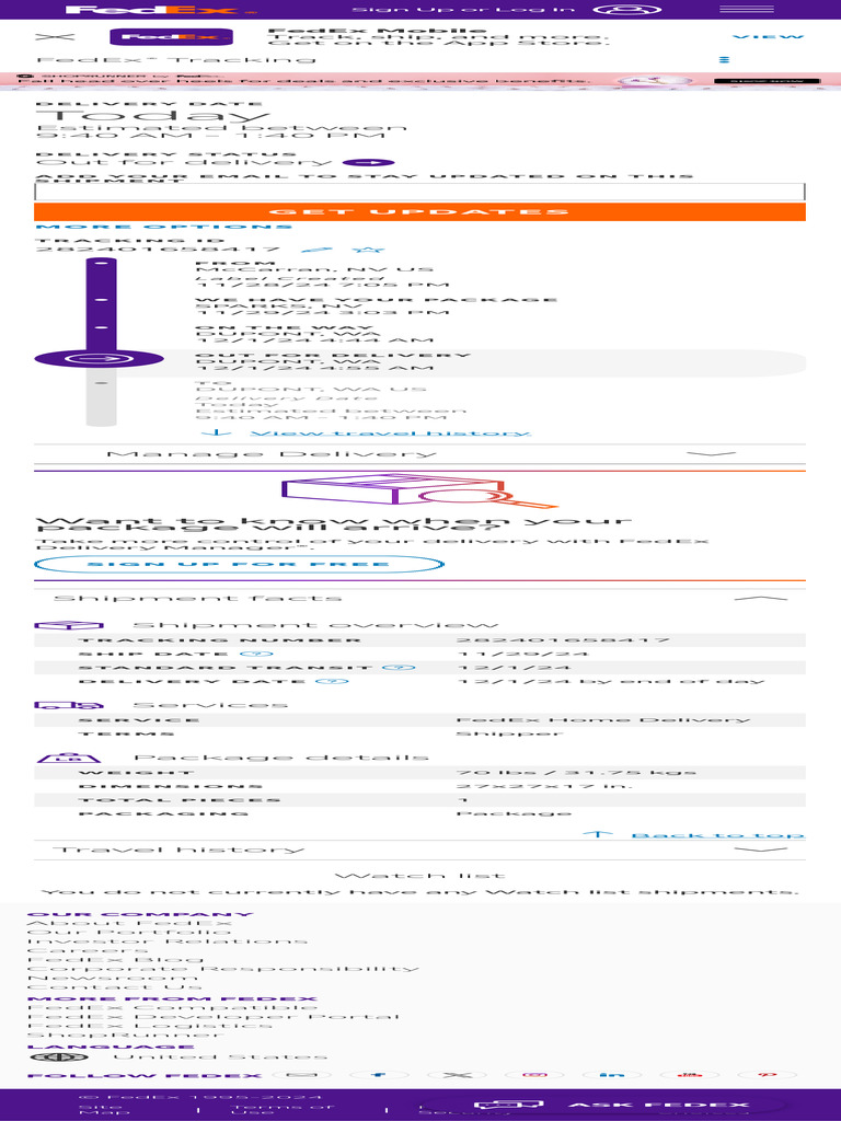 Detailed Tracking | PDF