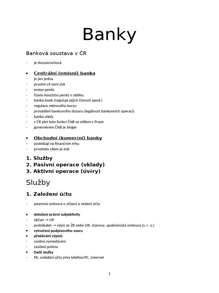 Banky | PDF