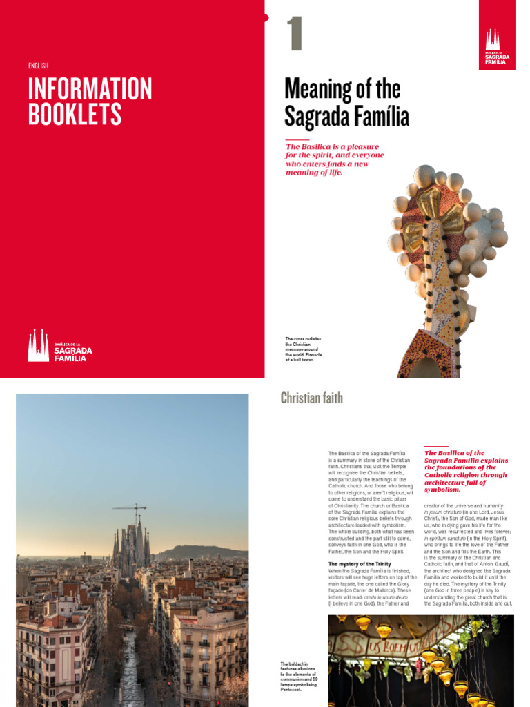 Booklet - 01 Sagrada Familia | PDF | Jesus | Mary, Mother Of Jesus