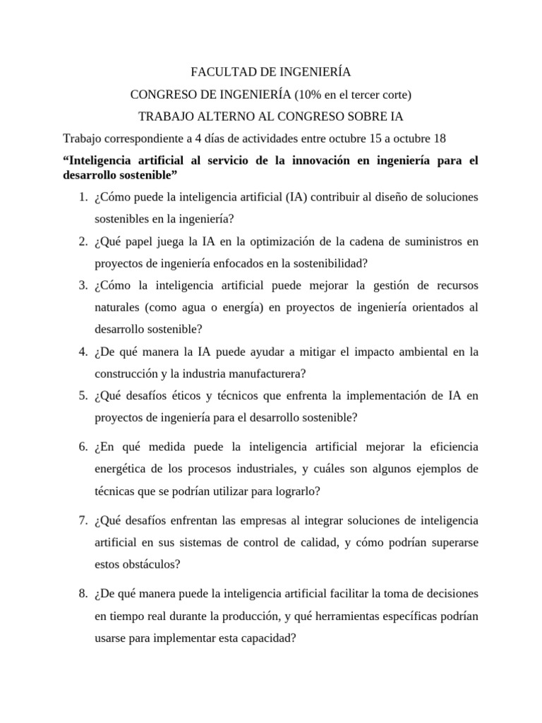 IA e Innovación en Ingeniería Sostenible | PDF | Inteligencia ...