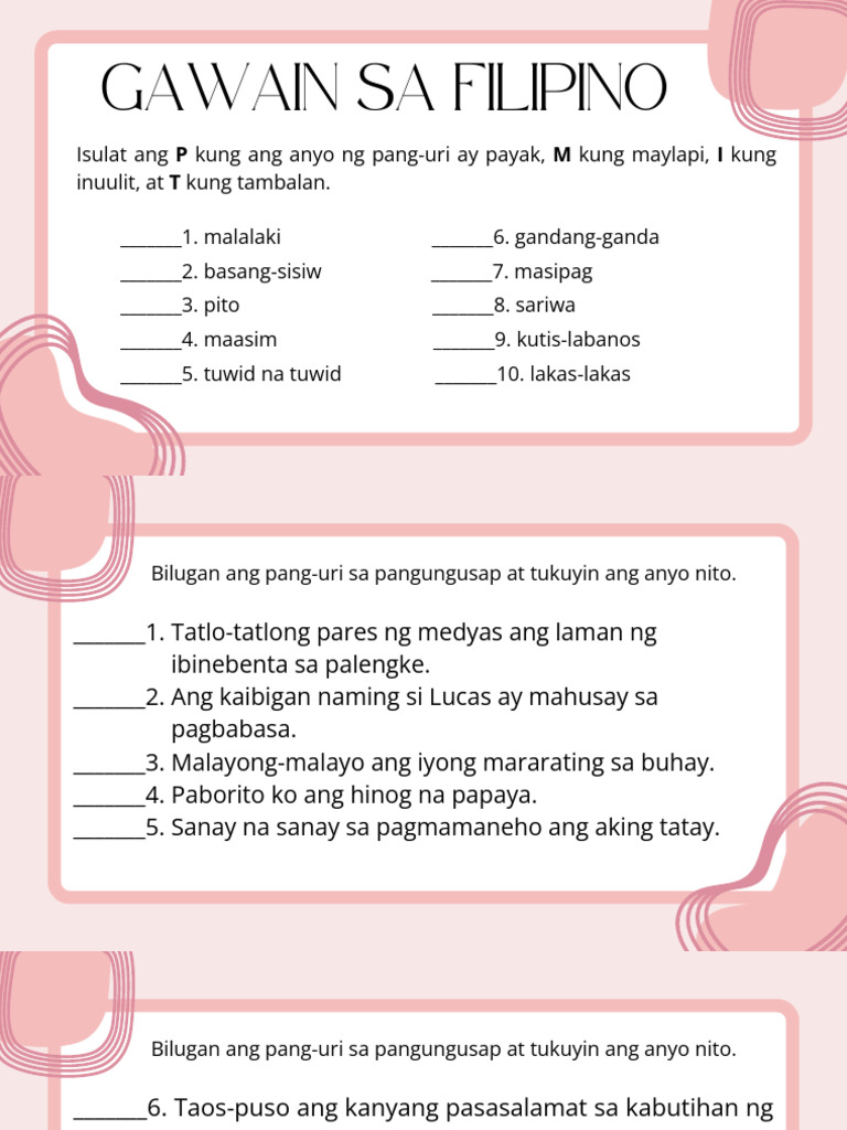 Gawain Sa Filipino | PDF