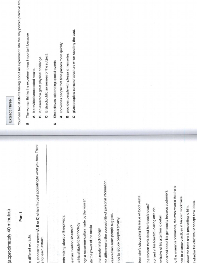 CAE 2 Cambr Nou List 3 | PDF