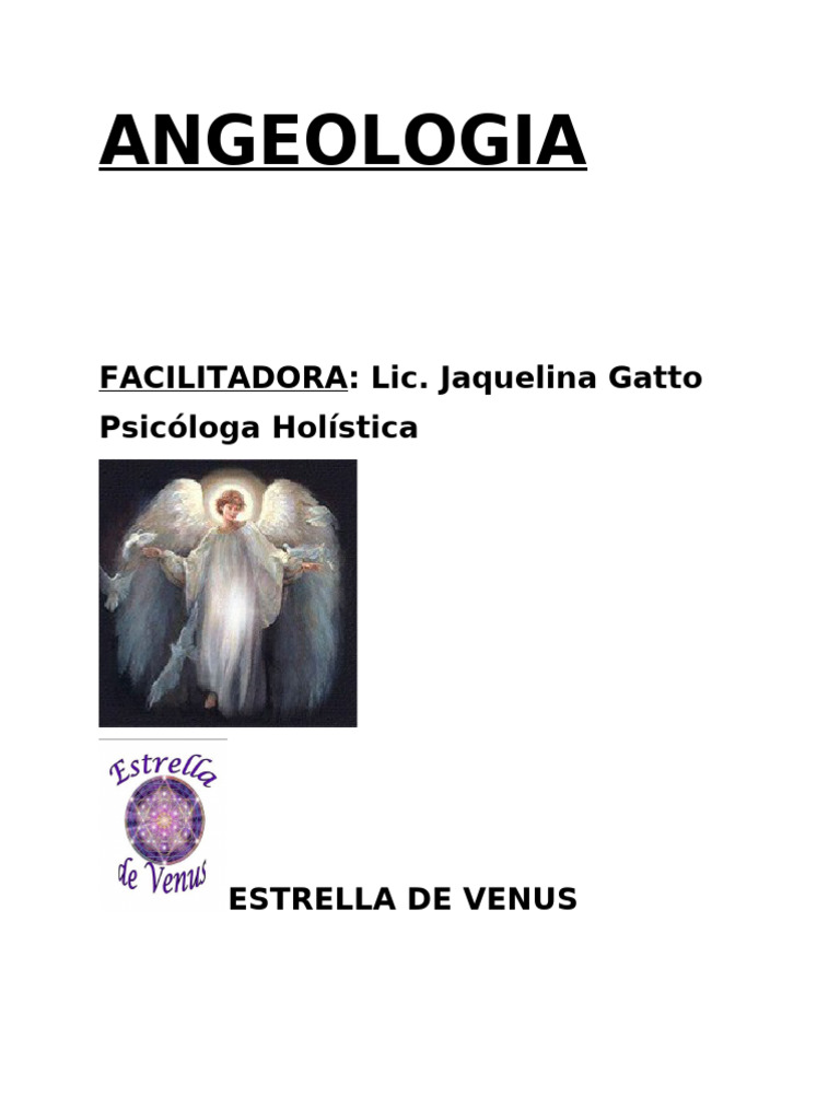 Clase 1 Qué Es Un Angel | PDF | Ángel guardian | Amor