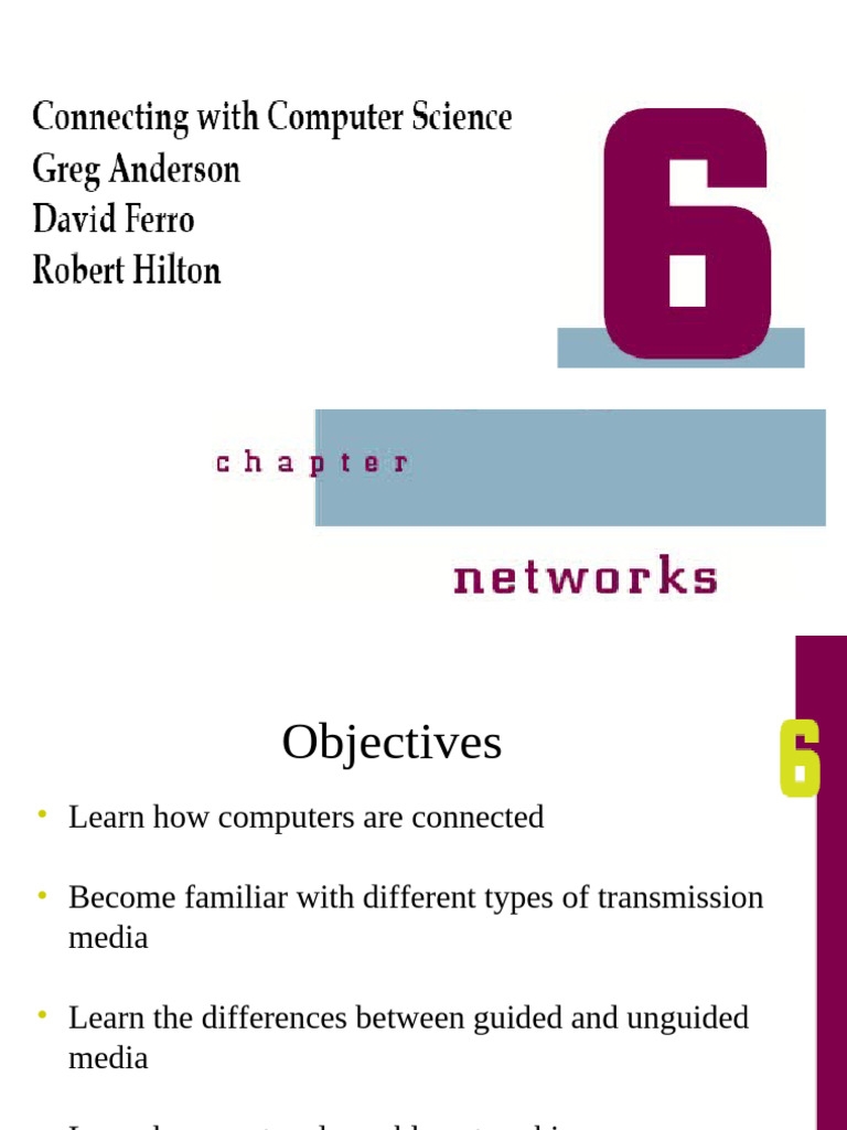 06 Chapter06 Networks | PDF | Computer Network | Transmission Medium