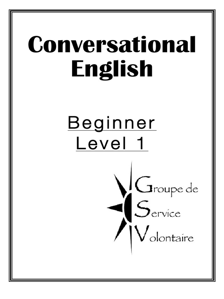 Beginner Conversational English Level 1 | PDF | Bedroom | Classroom