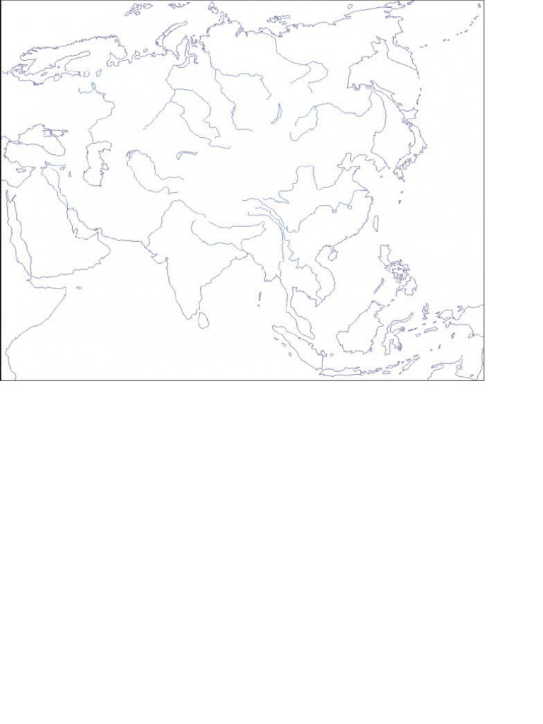 Mapa Azji-Geografia | PDF