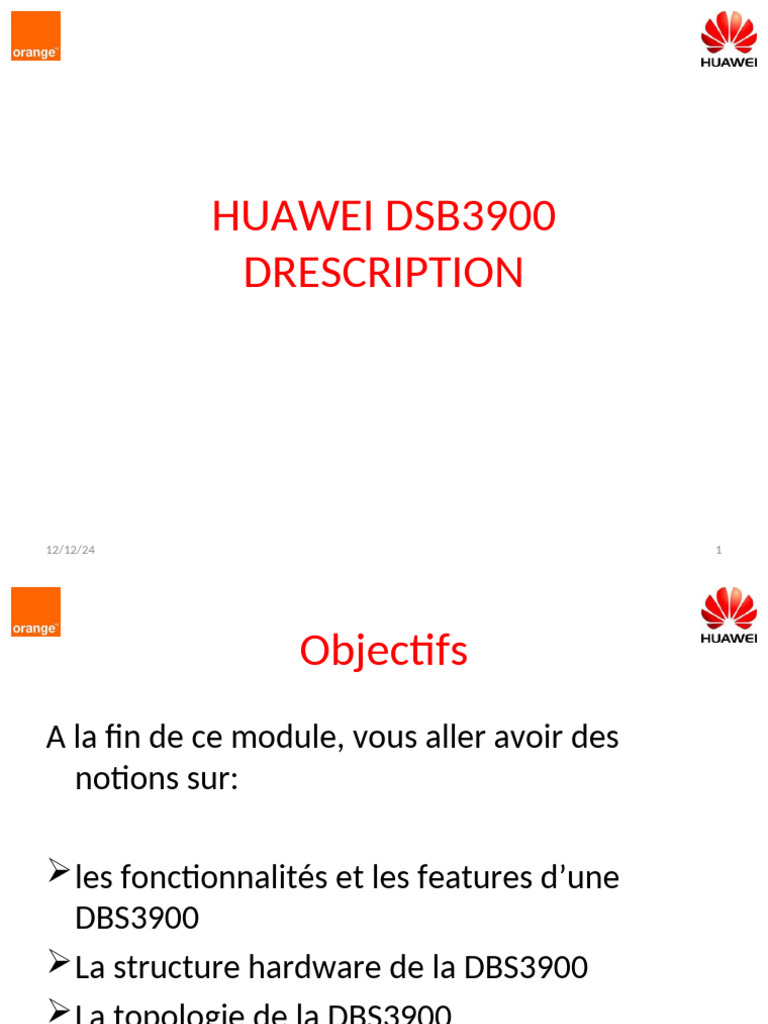 HUAWEI DBS3900 | PDF | Protocole sur la couche physique | Ingénierie ...