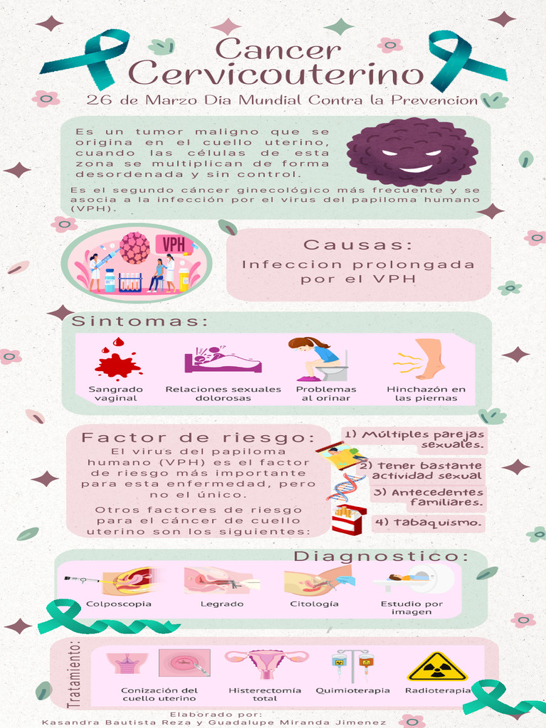 Infografía Cancer Cervicouterino | PDF