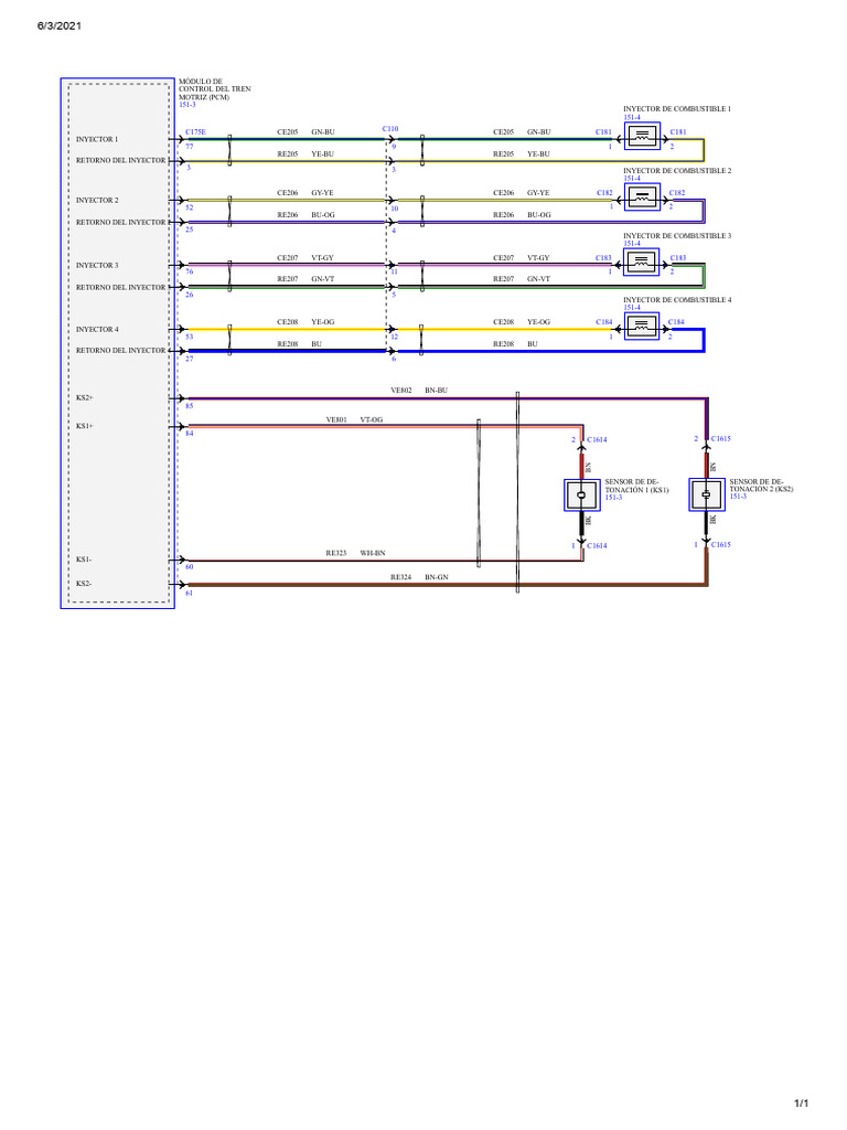 Celda 023 Página 3 CONTROLES ELECTRÓNICOS DEL MOTOR 2.0L GDI | PDF