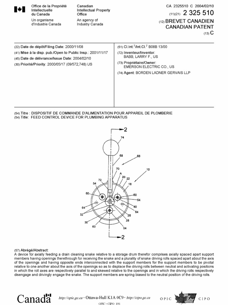 Ridgid k400 lever action automatic cable feed cable feed device ...