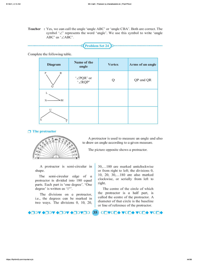 5th Math - Flipbook by Bharatkale24.bk - FlipHTML5-44 | PDF