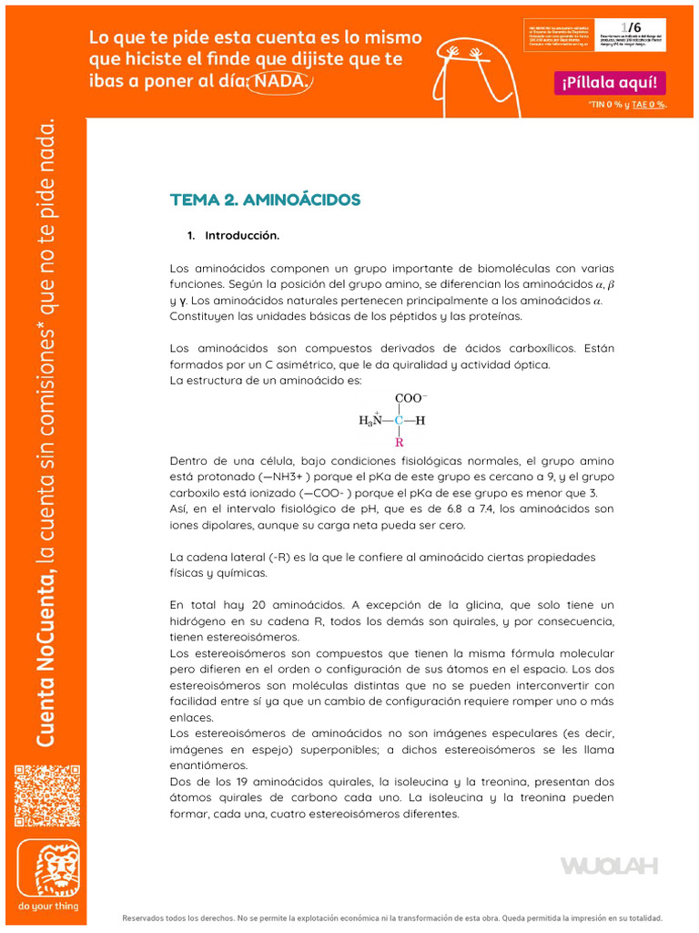 Introducción a los Aminoácidos | PDF | Aminoácidos | Cisteína