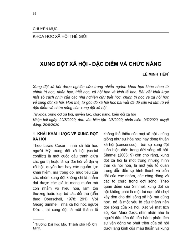 Xung Đ T XH | PDF