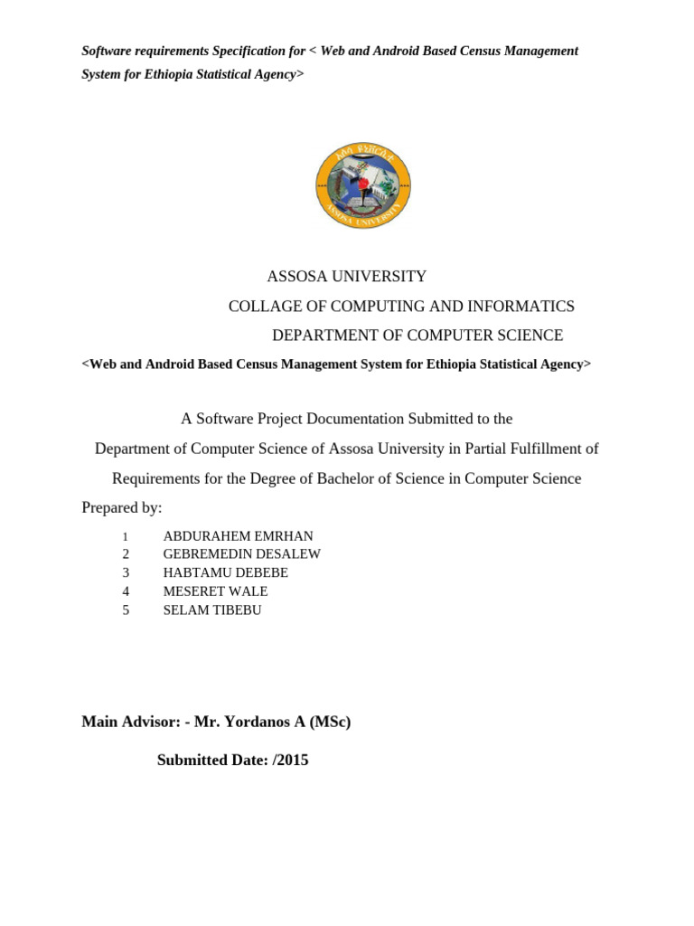 SRS final project | PDF | Use Case | Databases