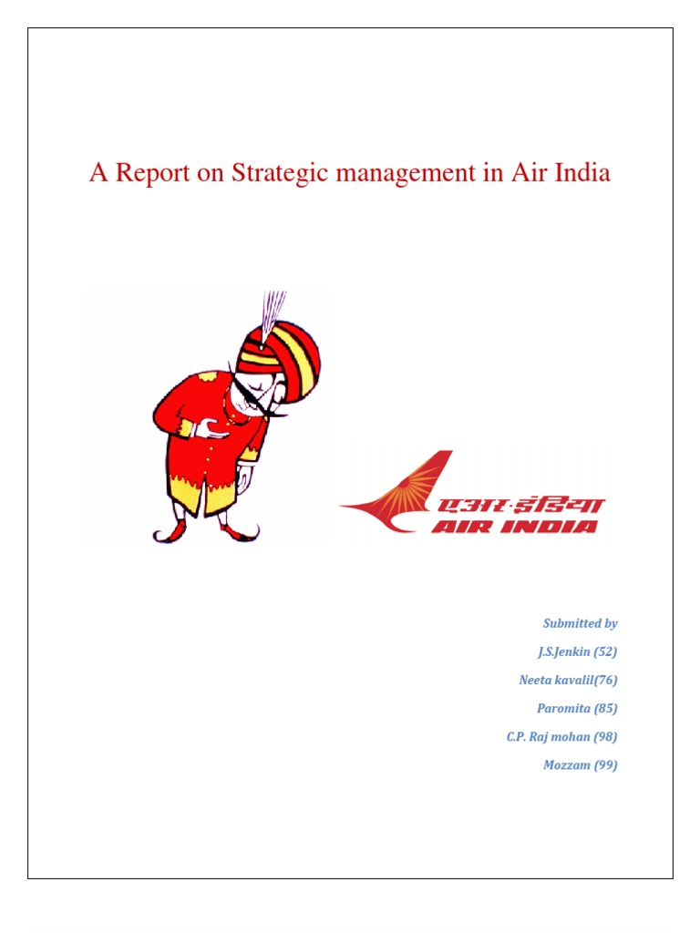 Air India Project | PDF | Airlines | Strategic Management