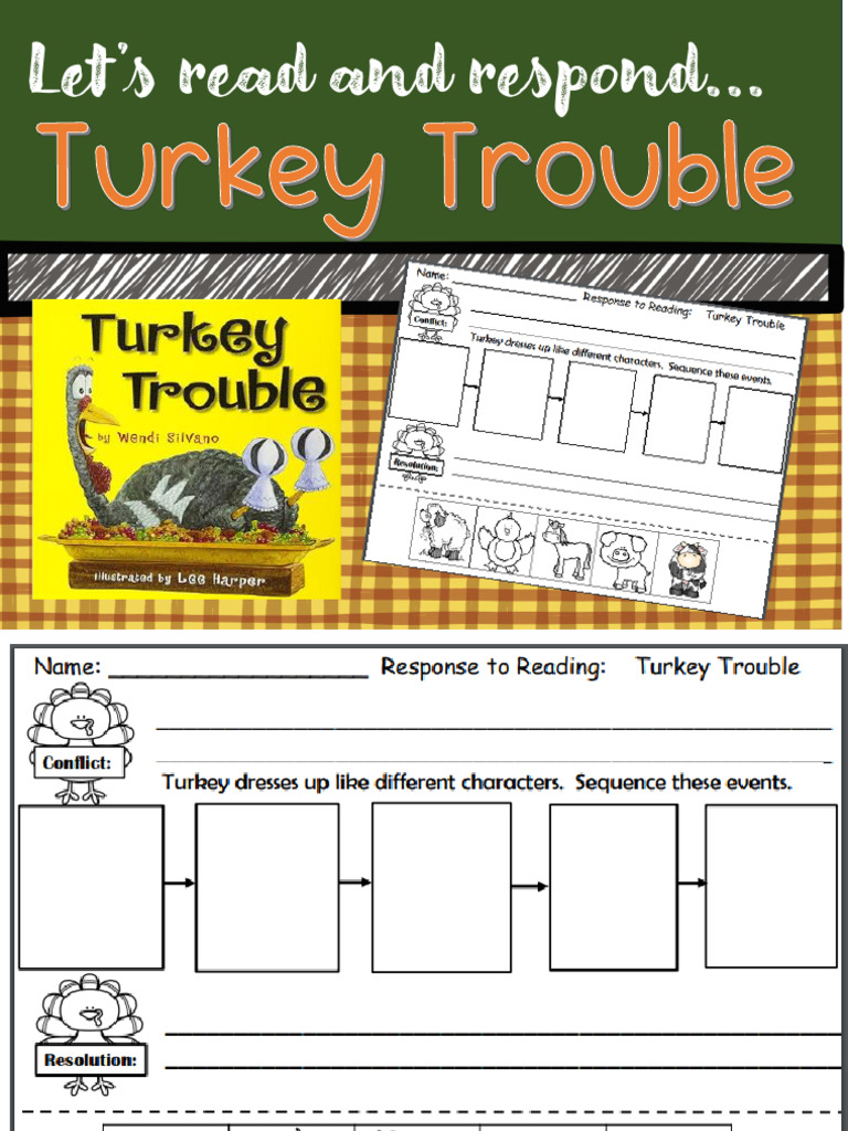 Turkey Trouble: Let's Read and Respond.. | PDF