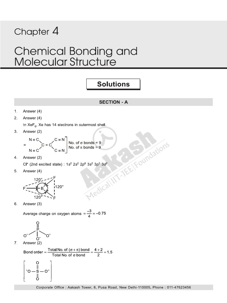 CLS MED 24 25 XIII Che Package 1 Level 1 Chapter 4 | PDF