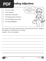 Adjectives To Describe A Pet | PDF | Cats | Pet