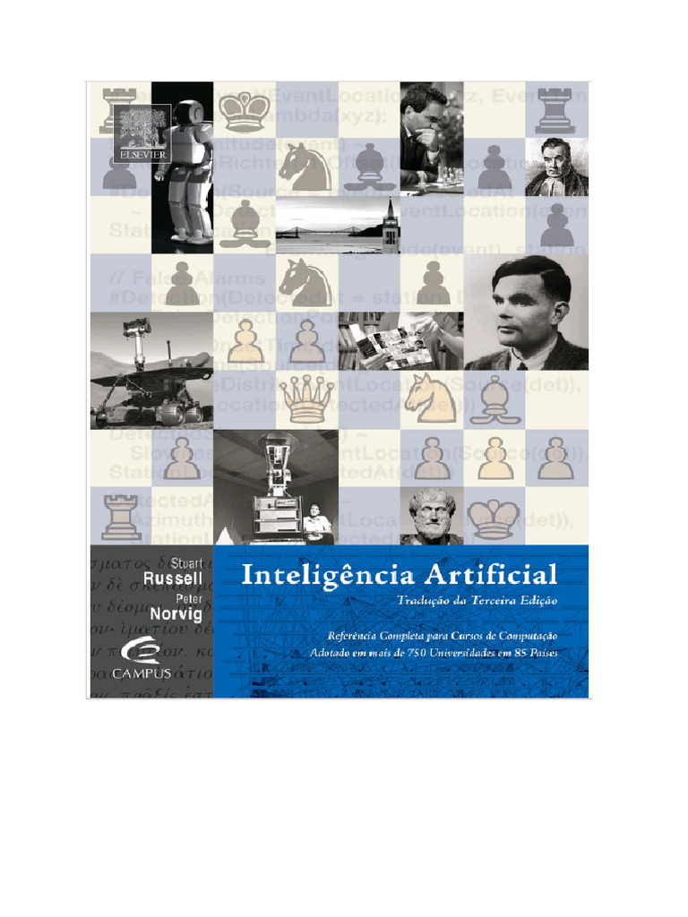 Capa - Inteligência Artificial (Peter Norvig, Stuart Russell) | PDF