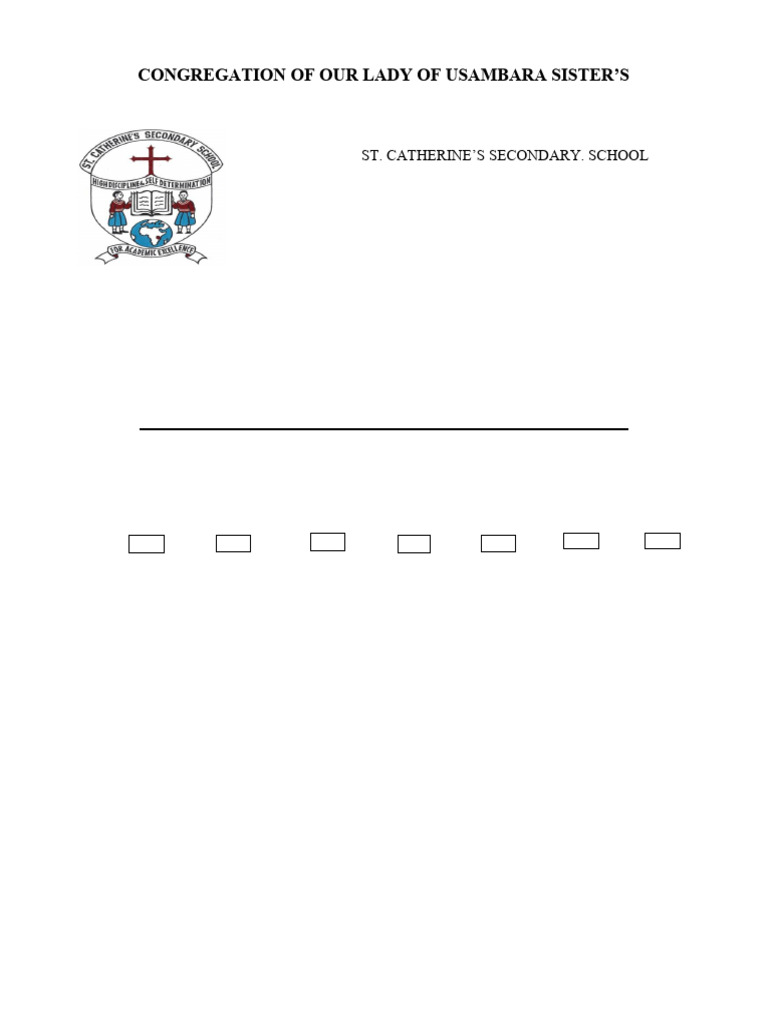 Fomu Ya Kujiunga Kidato Cha Tano 2023 | PDF